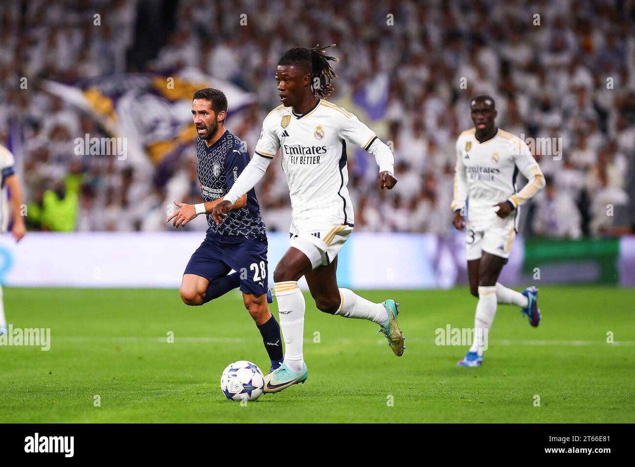 Real Madrid´s Eduardo Camavinga in action during Champions League Match ...
