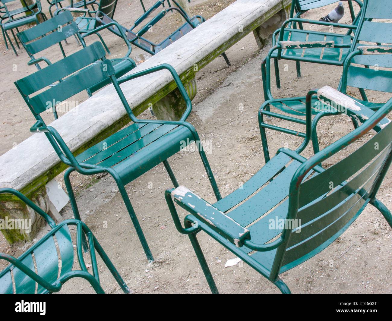 Paris is a city of chairs. There are chairs and places to rest ...