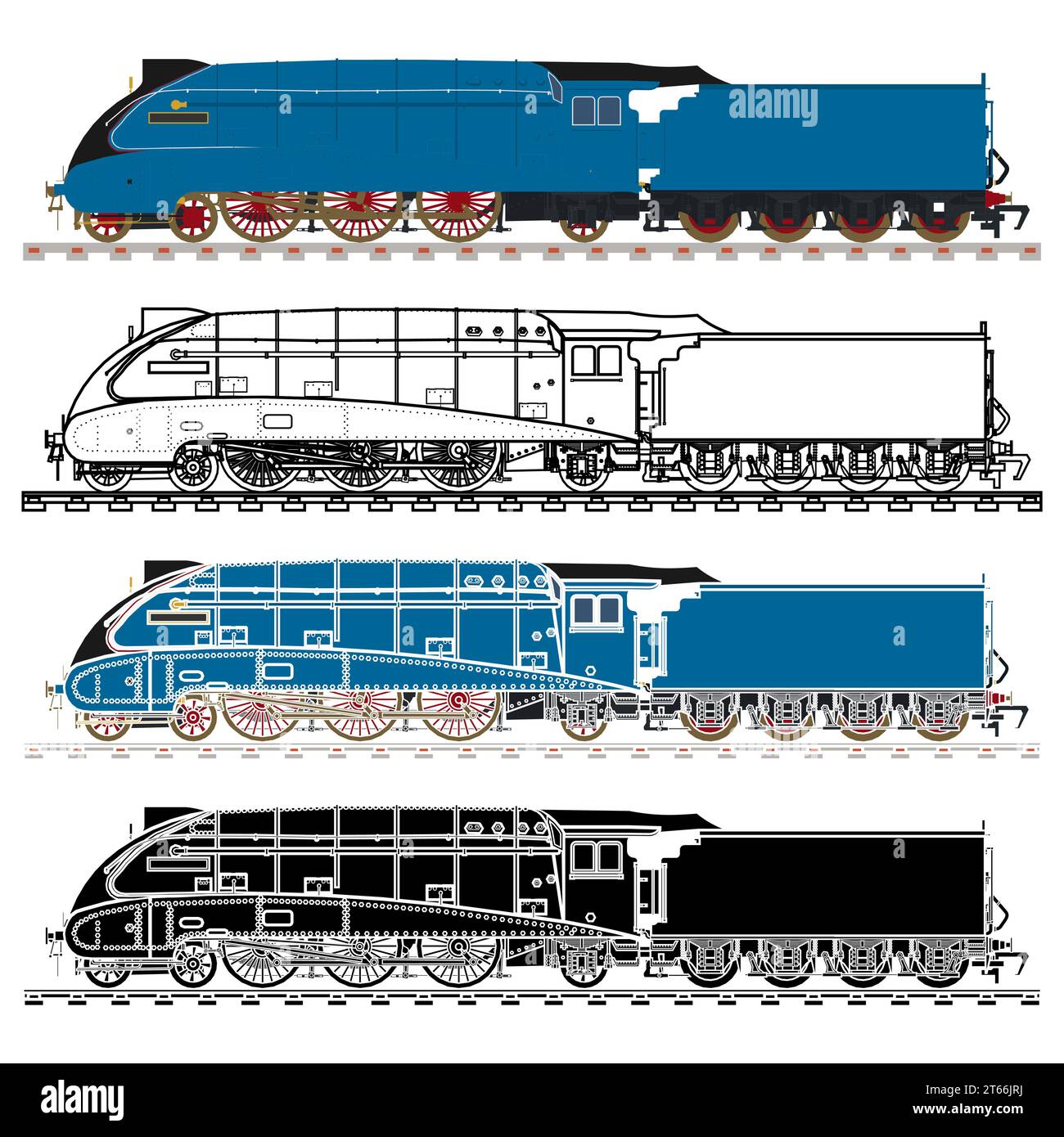 Old British Locomotive in United Kingdom Stock Vector Image & Art - Alamy