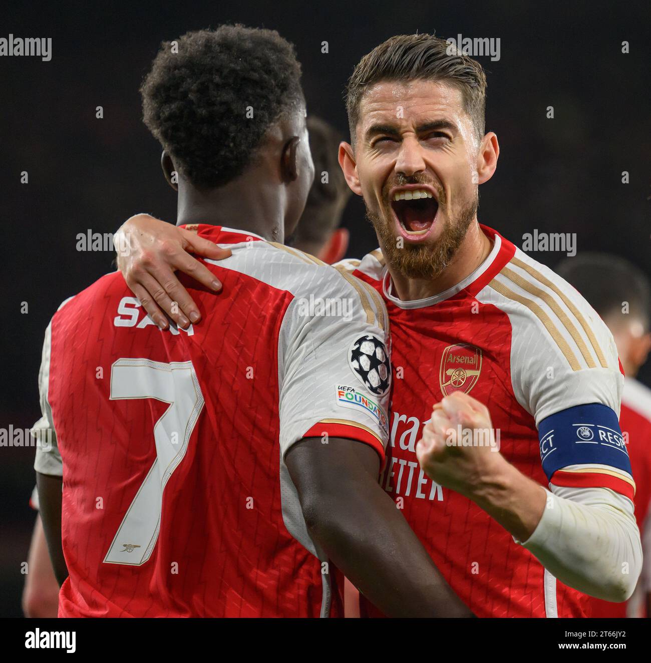 Bukayo saka arsenal 2023 celebrate hi-res stock photography and images ...
