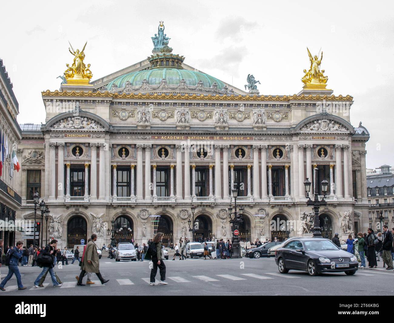 The Paris Opera building in Paris, France. It was used as the setting ...