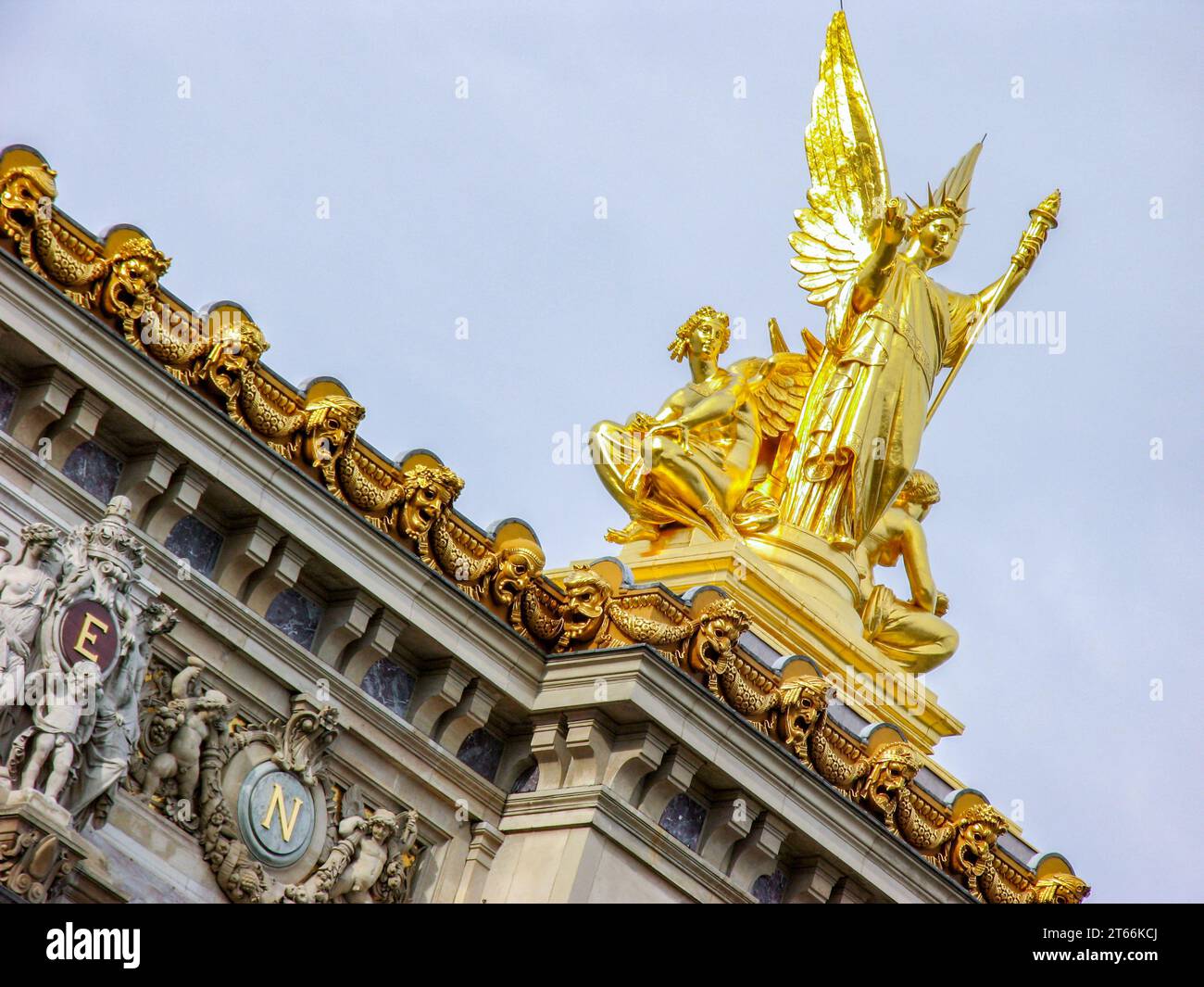 The Paris Opera building in Paris, France. It was used as the setting ...