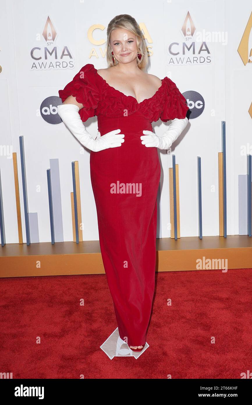 08 November 2023 - Nashville, Tennessee - Hailey Whitters. 57th Annual ...