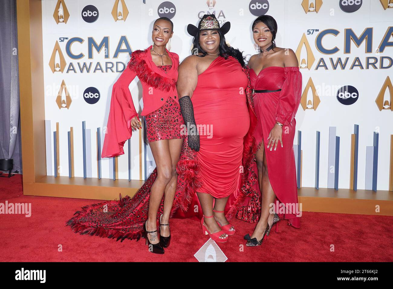 08 November 2023 - Nashville, Tennessee - Trea Swindle, Danica Hart and ...