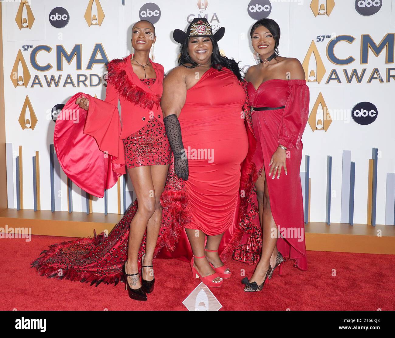 08 November 2023 - Nashville, Tennessee - Trea Swindle, Danica Hart and ...