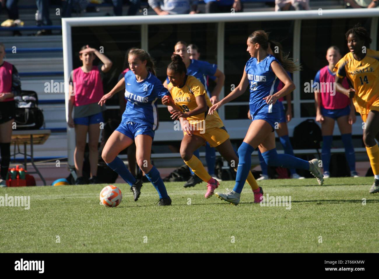 SLU (Billikens) vs. La Salle University(Explorers) at Hermann Stadium ...