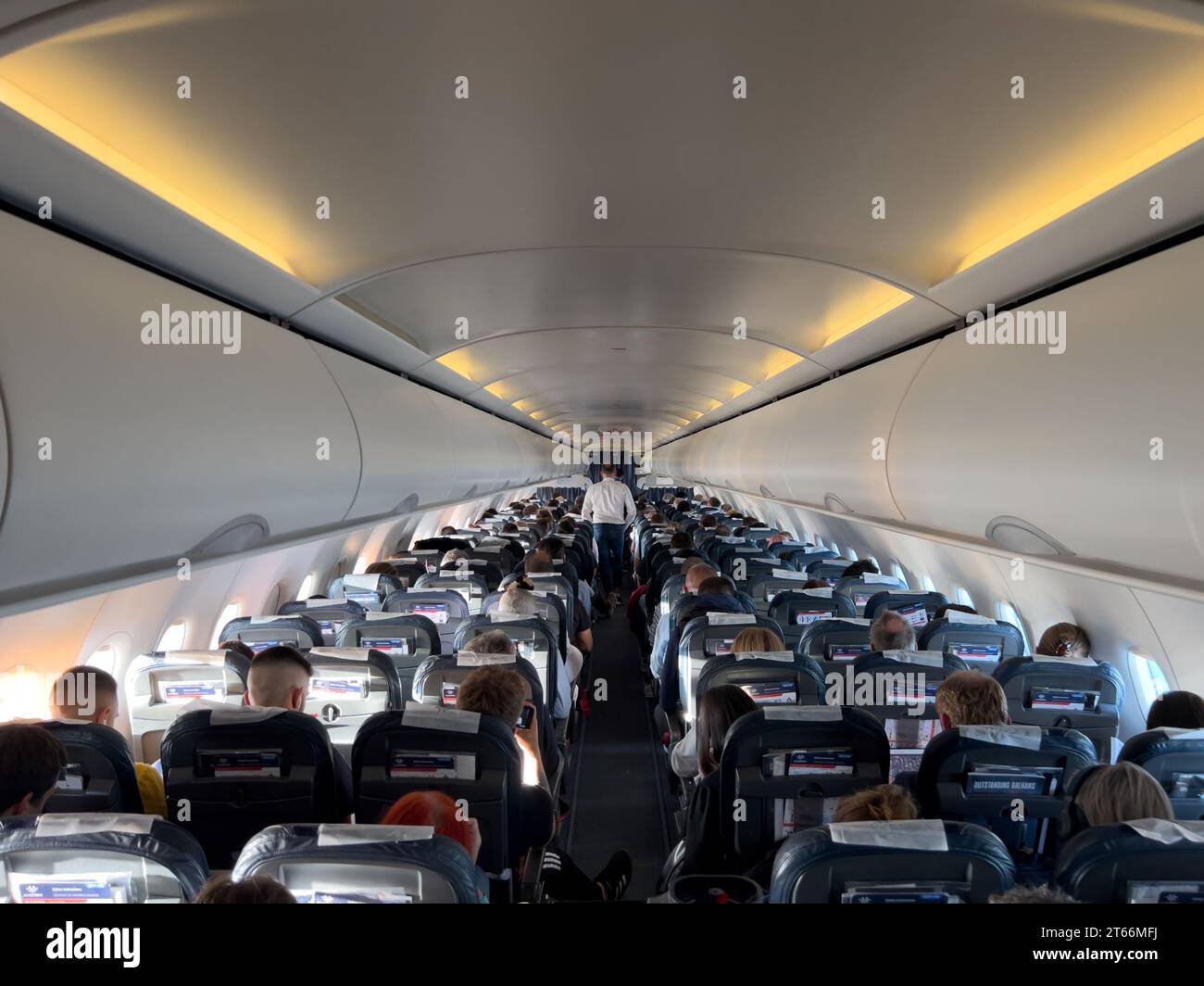 Passengers cabin back view hi-res stock photography and images - Alamy