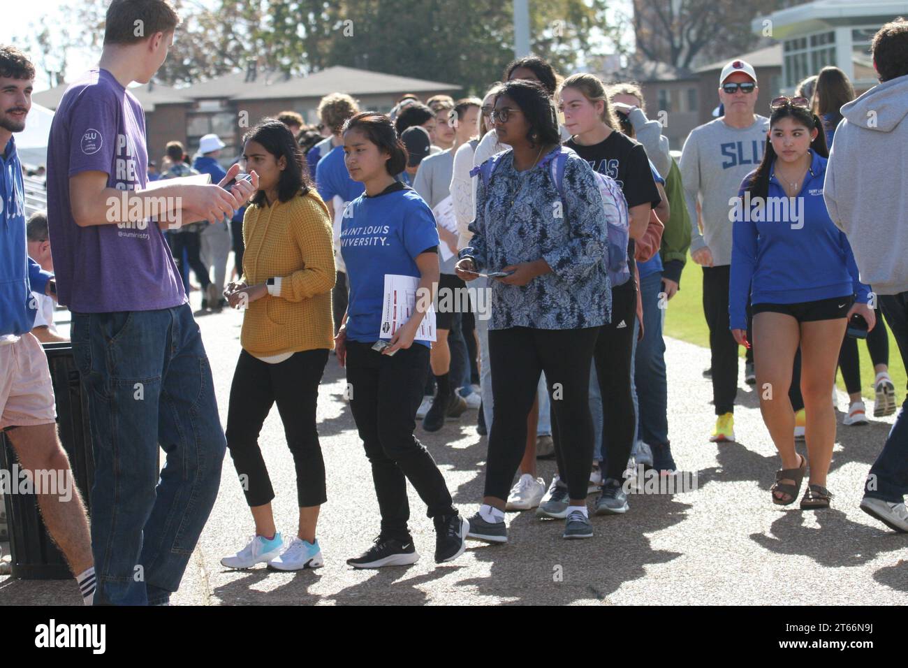 SLU (Billikens) vs. La Salle University(Explorers) at Hermann Stadium ...