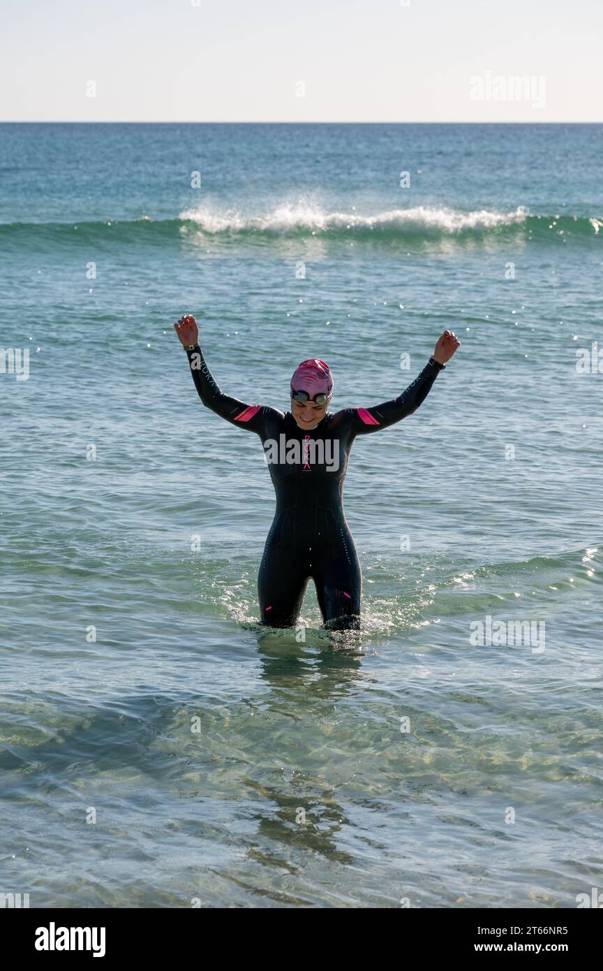 Panama City Beach, Florida - November 4, 2023 - Young woman athlete ...