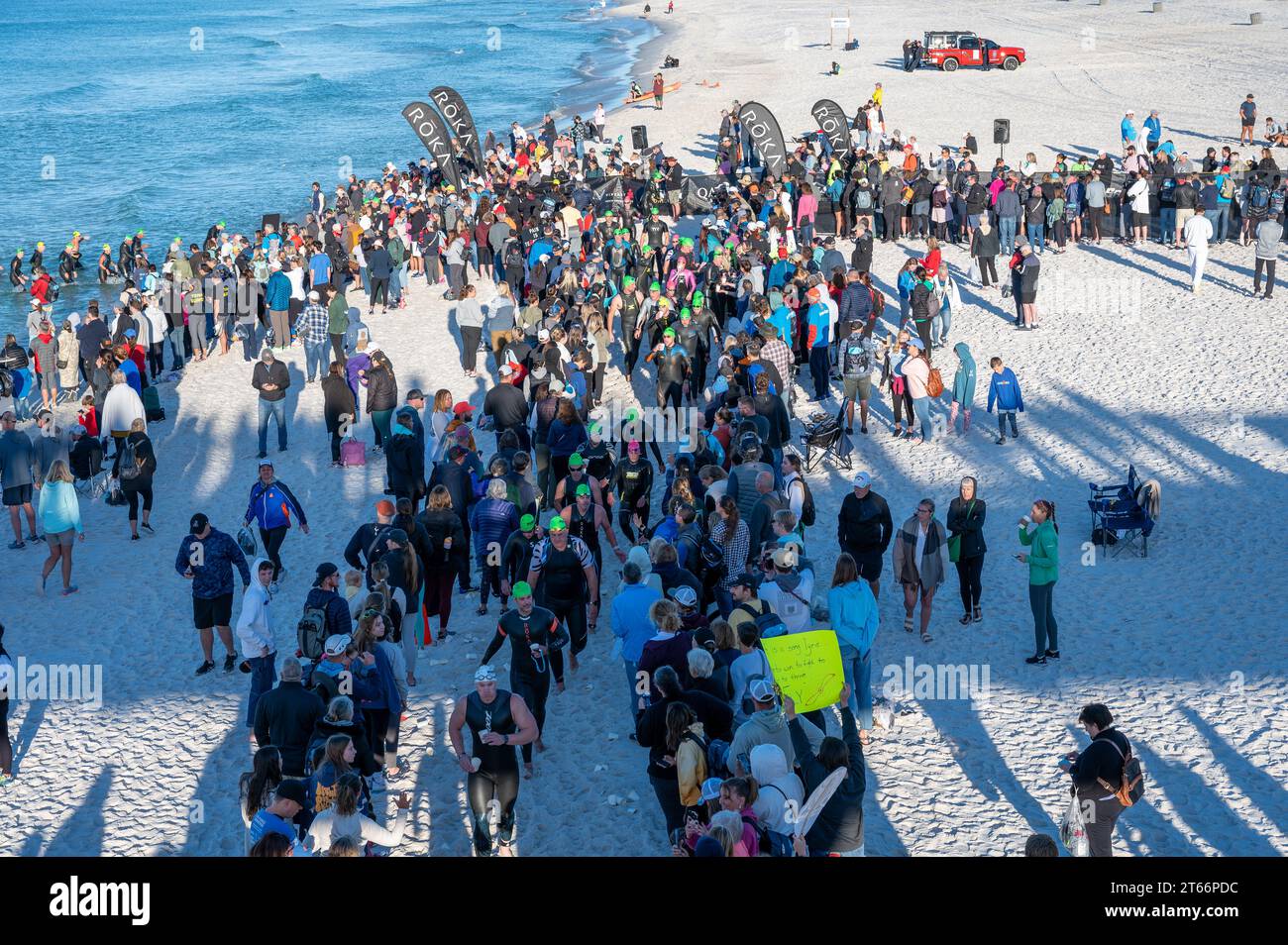 Panama City Beach, Florida - November 4, 2023 - Crowd of spectators and ...