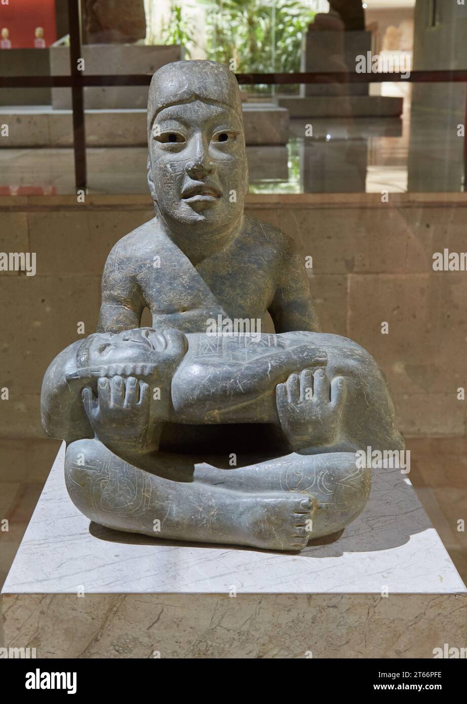 Ancient Olmec Sculptures at the Xalapa Museum of Anthropology Stock ...