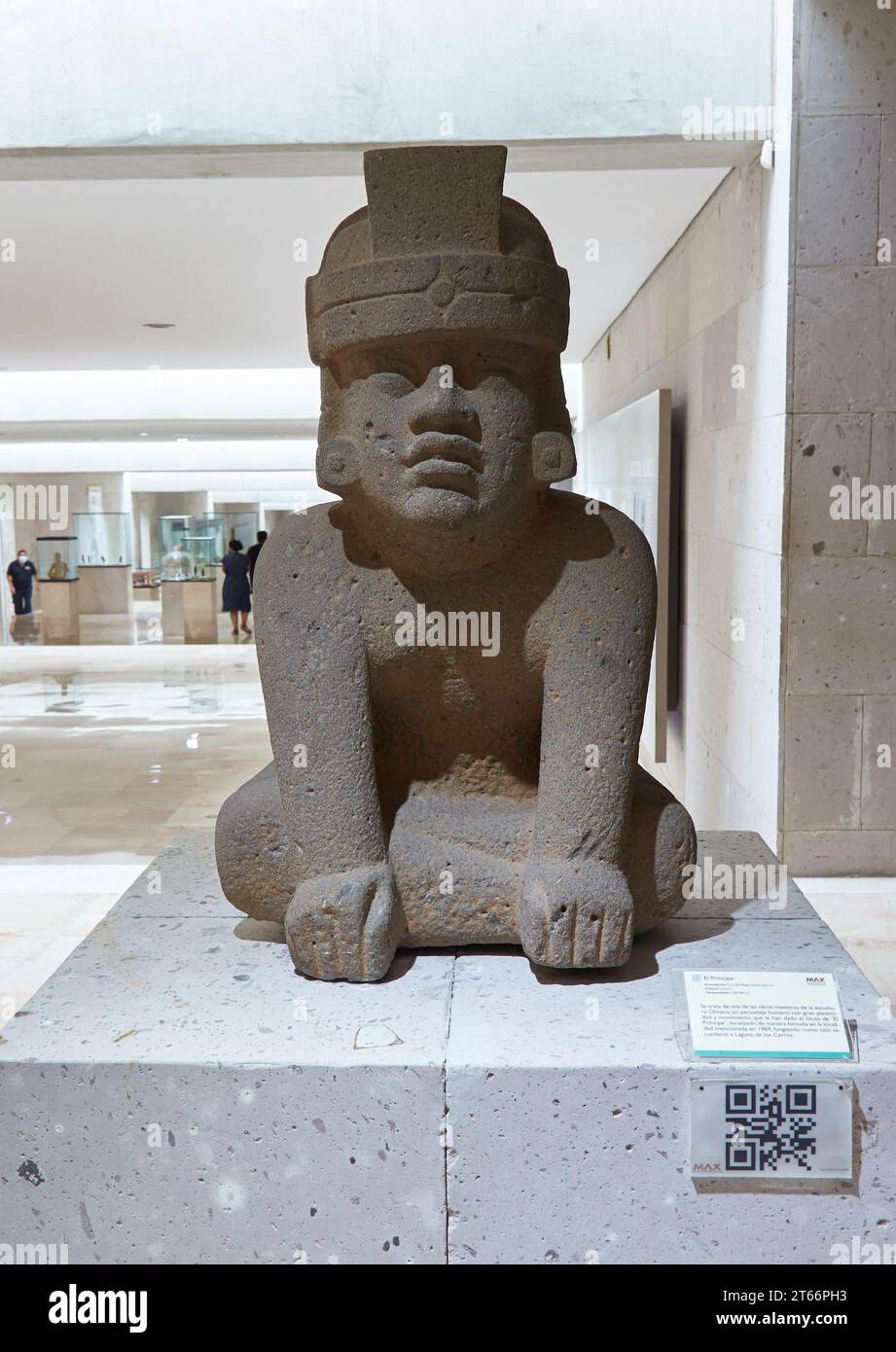 Ancient Olmec Sculptures at the Xalapa Museum of Anthropology Stock ...