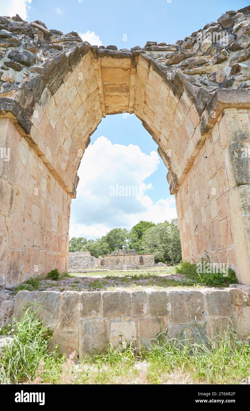 The impressive structures of the overlooked Mayan ruins of Oxkintok ...