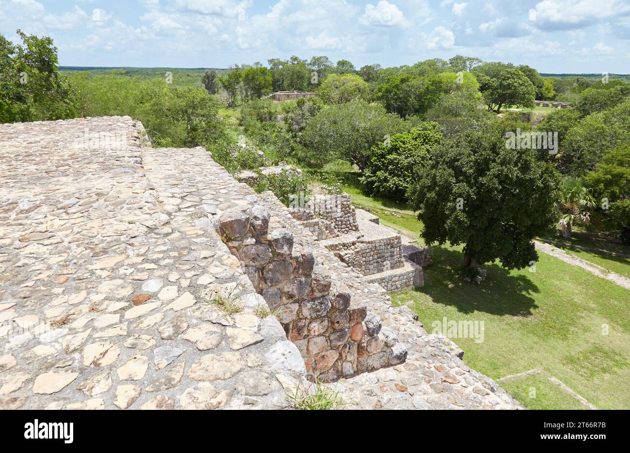 The impressive structures of the overlooked Mayan ruins of Oxkintok ...