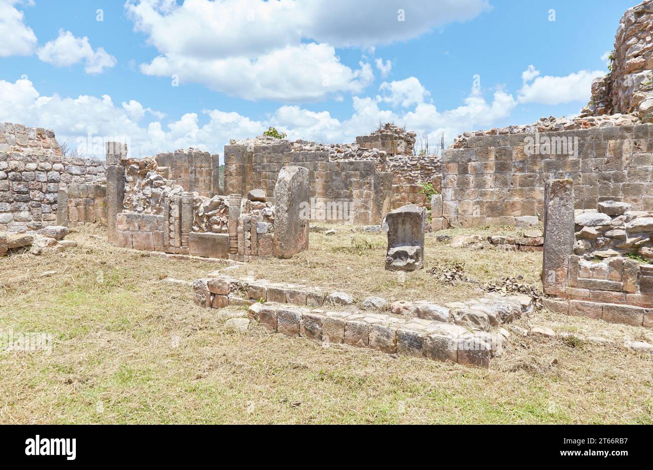 The impressive structures of the overlooked Mayan ruins of Oxkintok ...