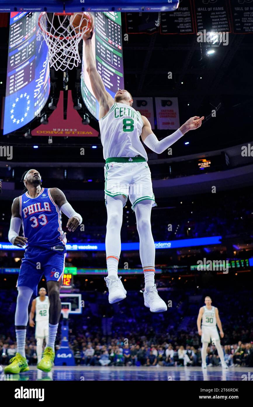 Boston Celtics' Kristaps Porzingis plays during an NBA basketball game ...