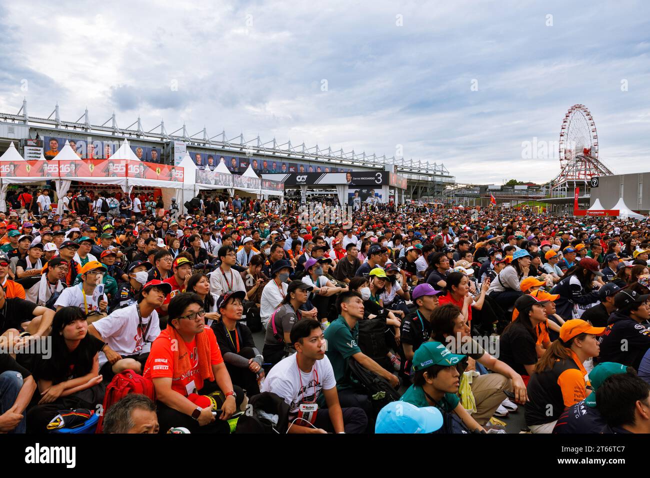 Suzuka Grand Prix Circuit, 9 November 2023: Fans during the 2023 Japan ...