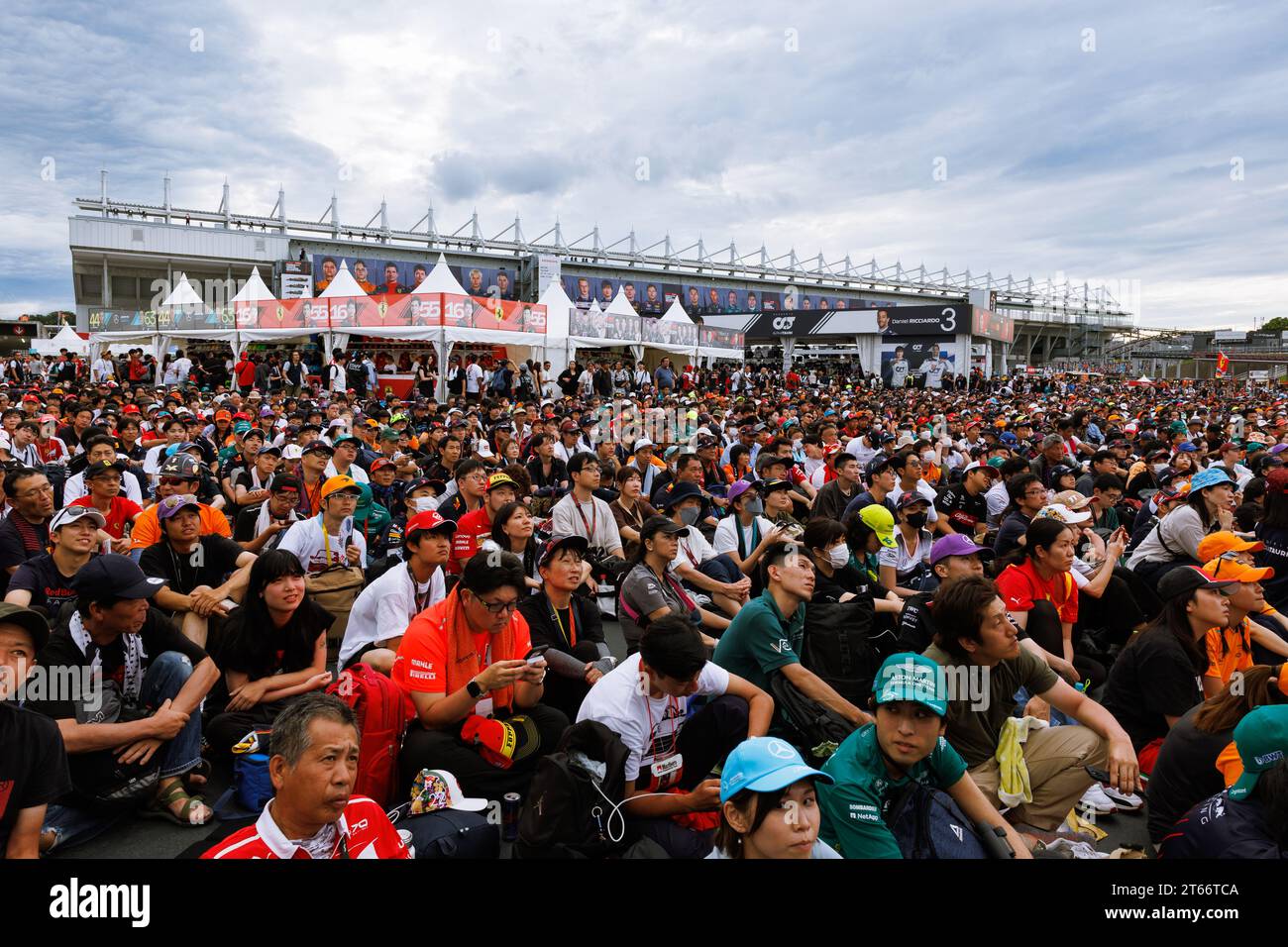 Suzuka Grand Prix Circuit, 9 November 2023: Fans during the 2023 Japan ...