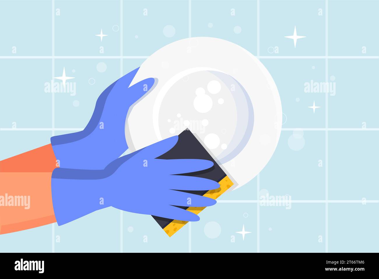 Sponge holding Stock Vector Images - Alamy