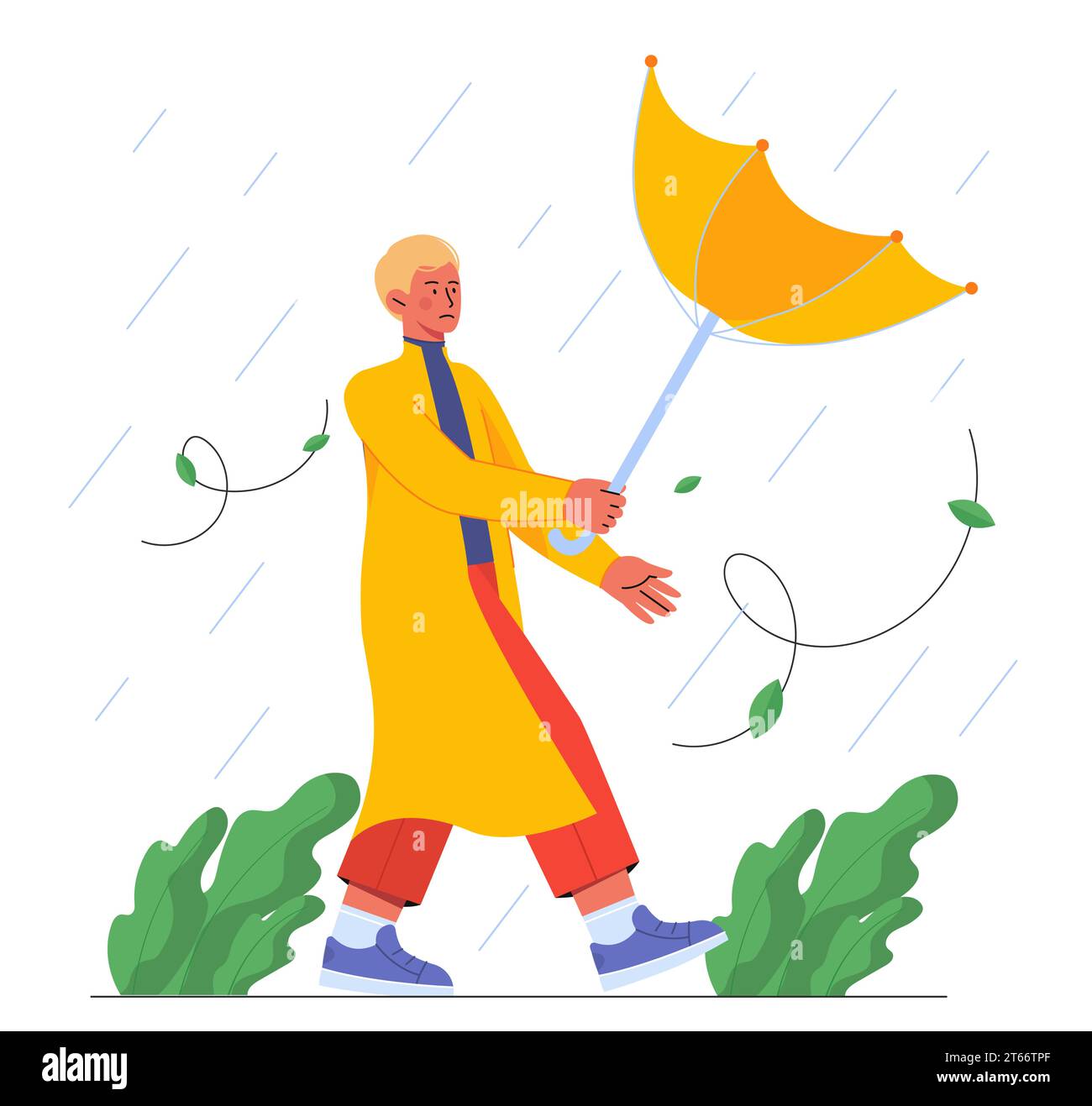 Man in rain drawing hi-res stock photography and images - Alamy