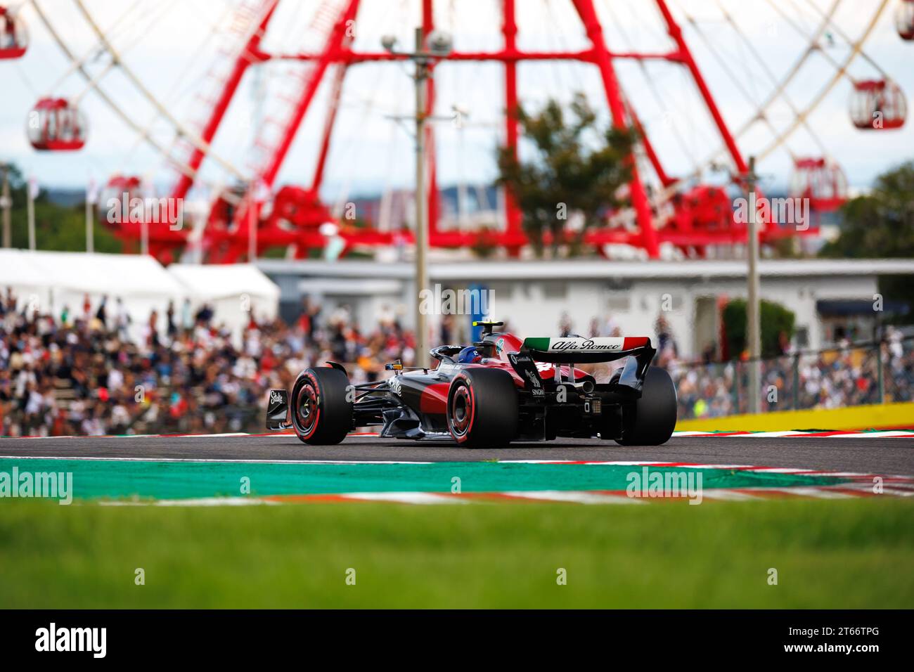 Suzuka Grand Prix Circuit, 9 November 2023: Zhou Guanyu (CHN) of team ...