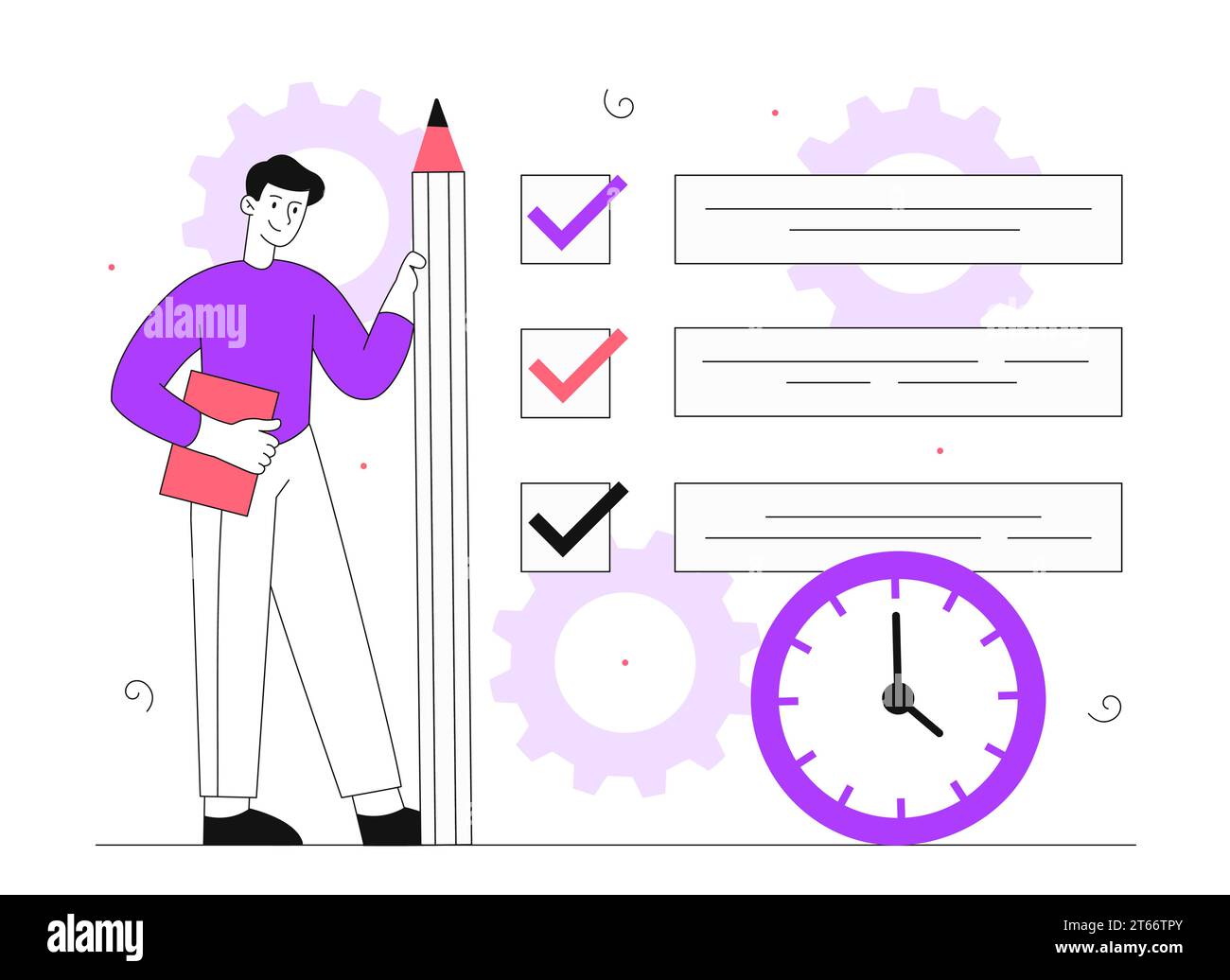 Task completion concept Cut Out Stock Images & Pictures - Alamy