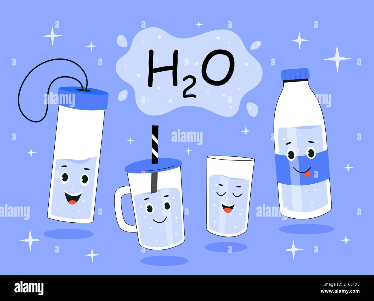 Reusable glasses Stock Vector Images - Alamy