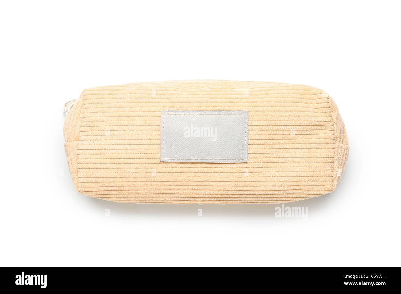 Stylish school pencil case isolated on white background Stock Photo - Alamy