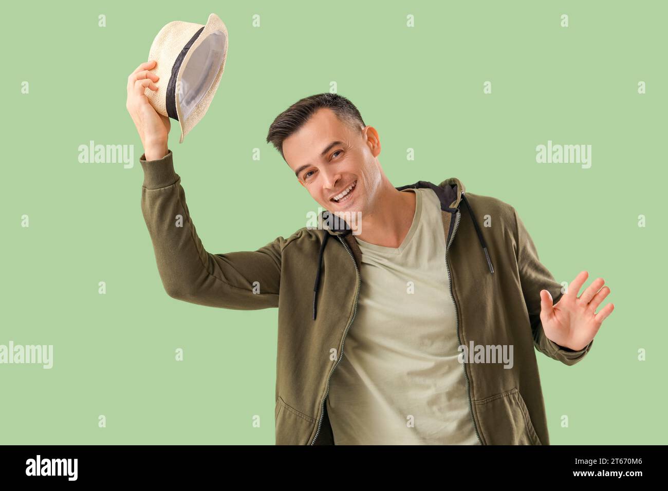 Taking off hat hi-res stock photography and images - Alamy