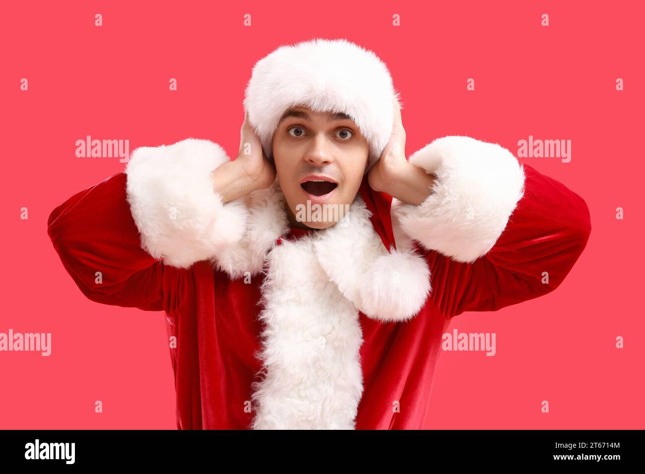 Shocked santa claus hi-res stock photography and images - Alamy