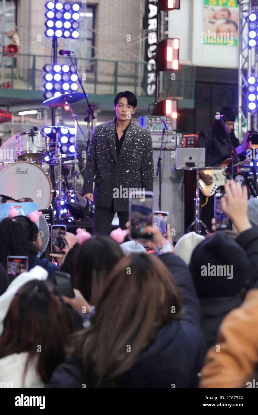 New York, USA, November 08, 2023 - Jung Kook performs on NBCs Today ...