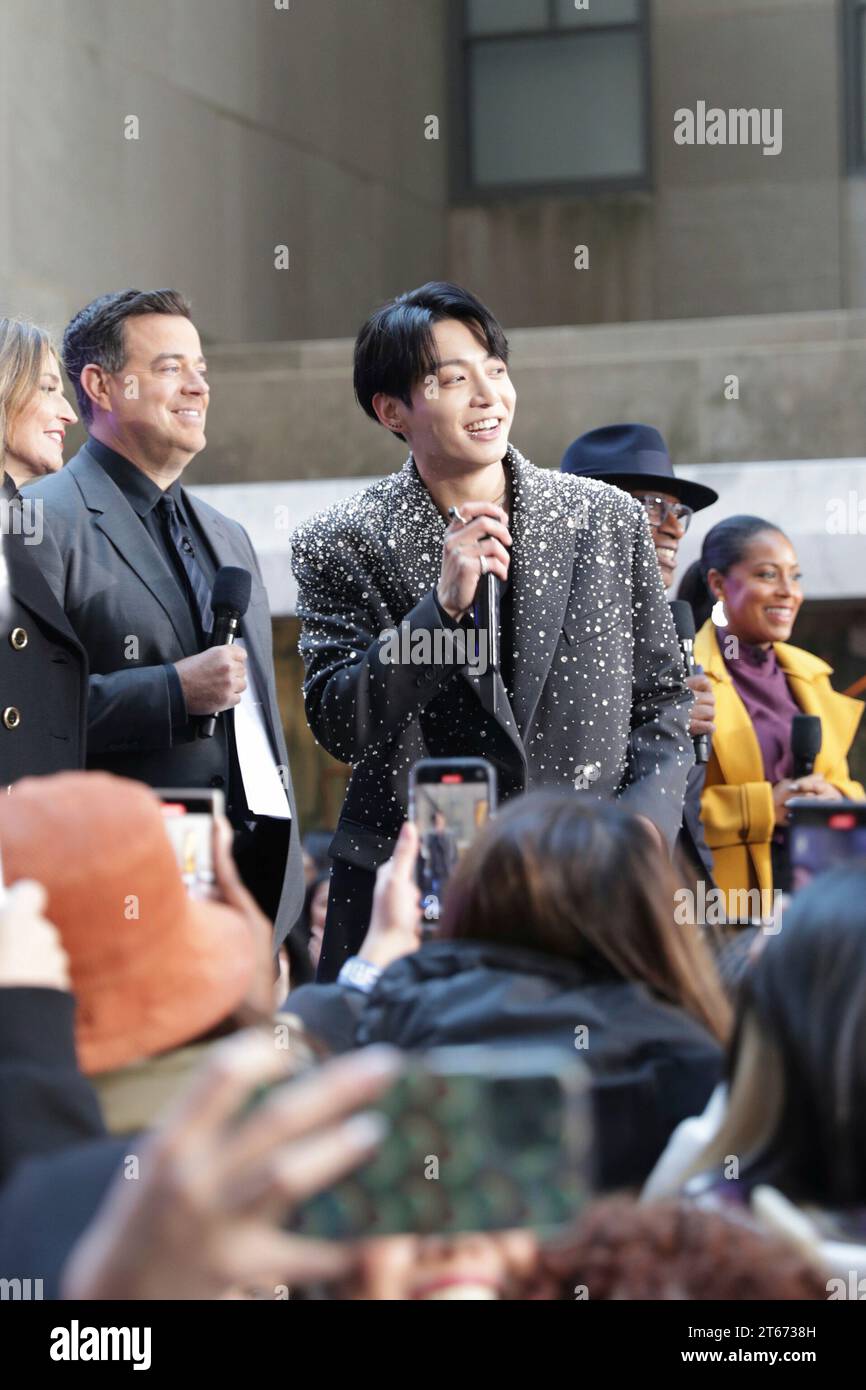 New York, USA, November 08, 2023 - Jung Kook performs on NBCs Today ...