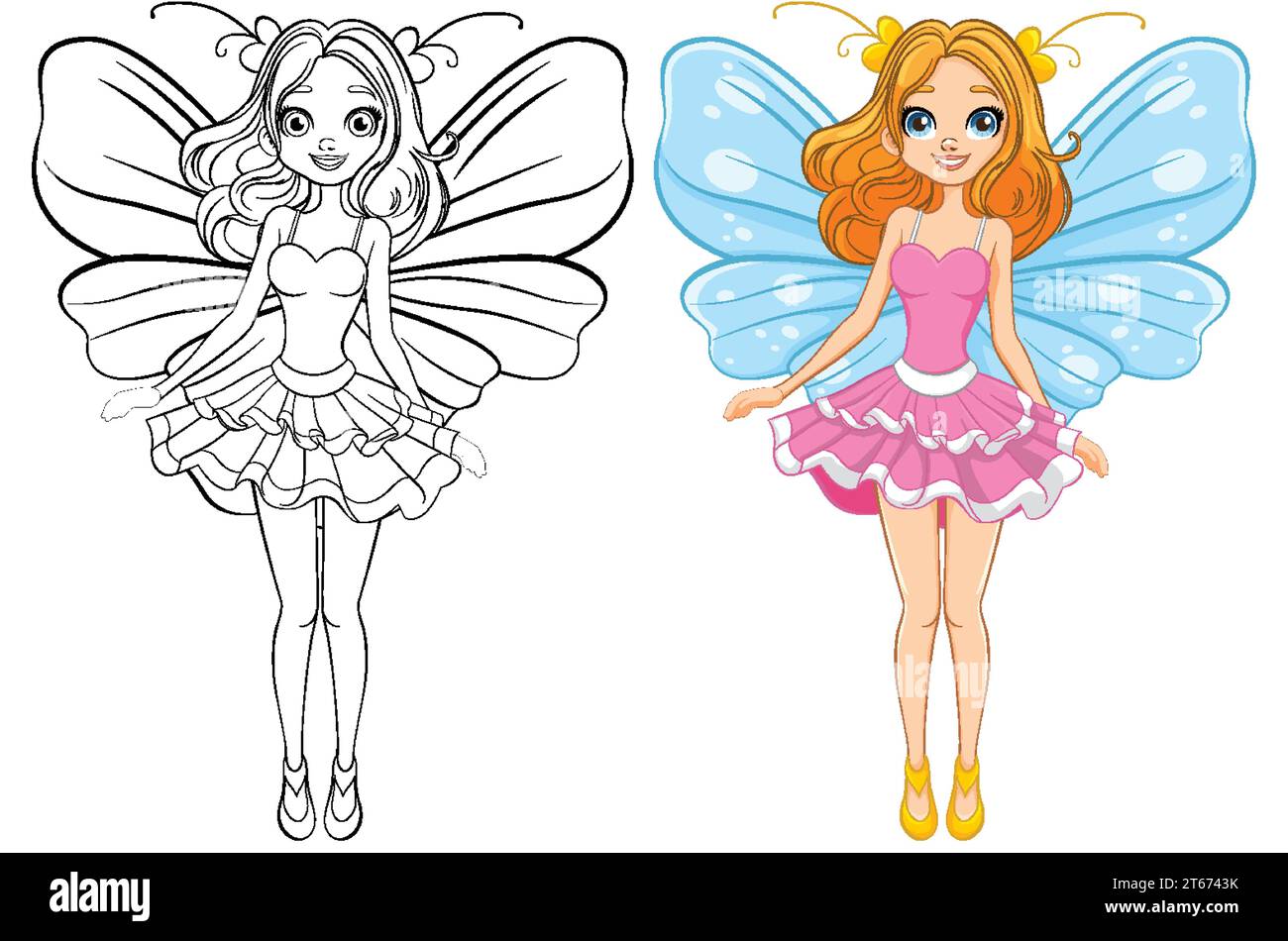 A whimsical doodle outline for coloring pages Stock Vector Image & Art ...