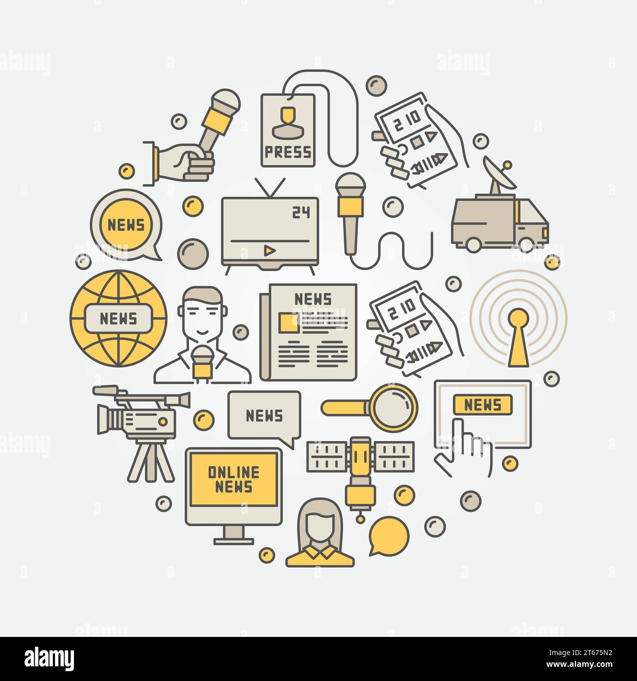 Newsmaker vector vectors Stock Vector Images - Alamy