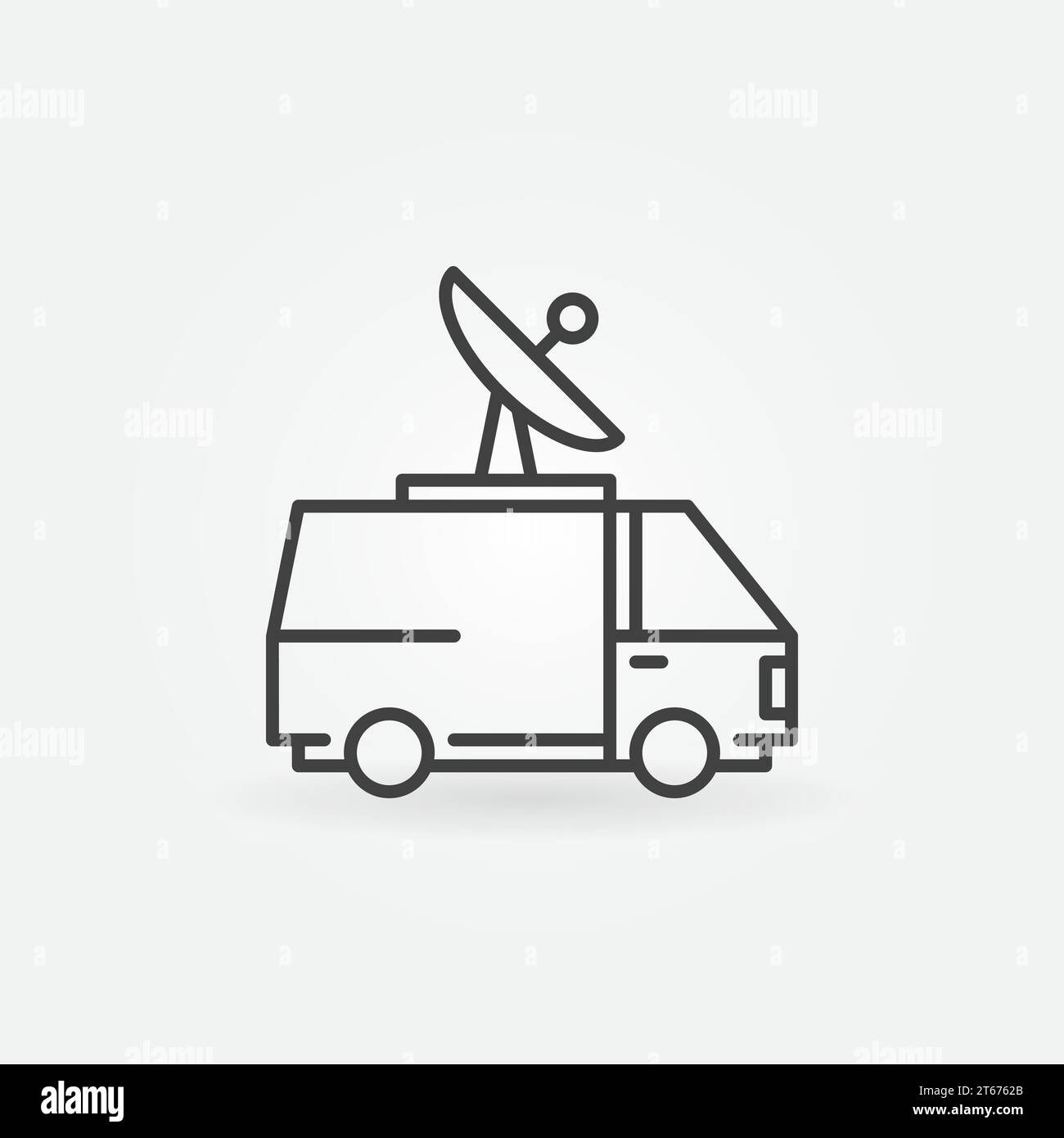 Outside broadcasting van Stock Vector Images - Alamy