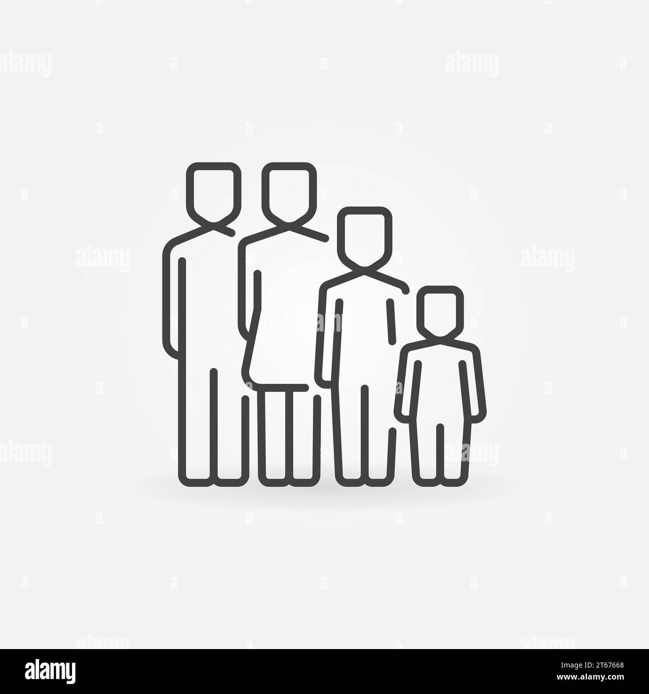 Two generation group Stock Vector Images - Alamy