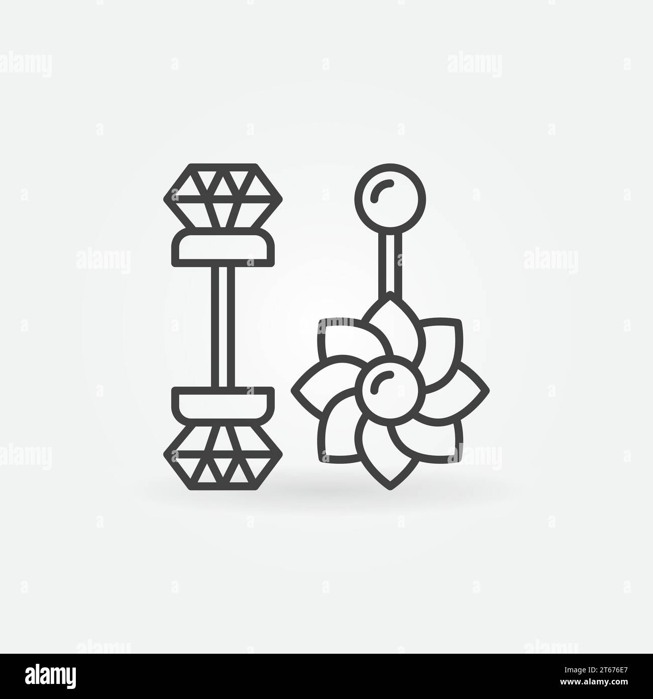 Belly Button Piercing Stock Vector Images Alamy