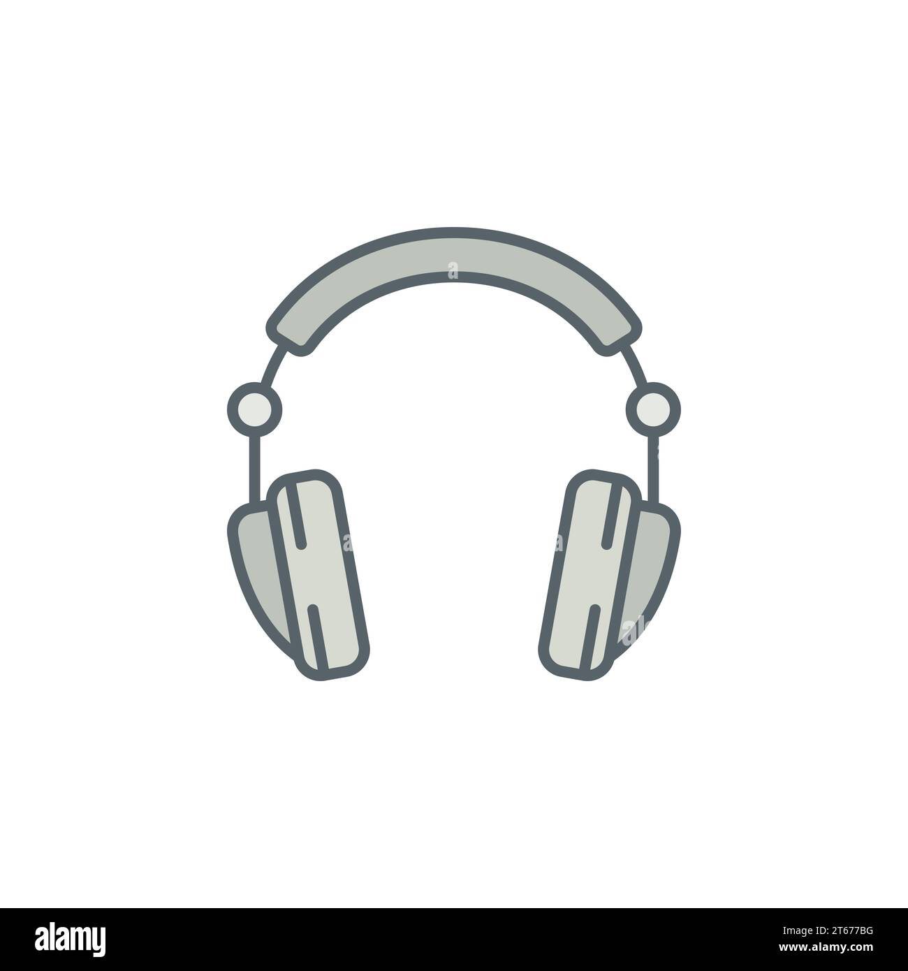 Headphones vector modern colorful icon or design element Stock Vector ...