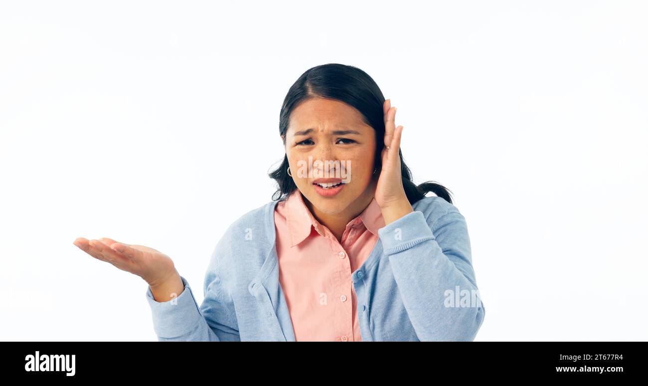Woman confused face icon hi-res stock photography and images - Alamy