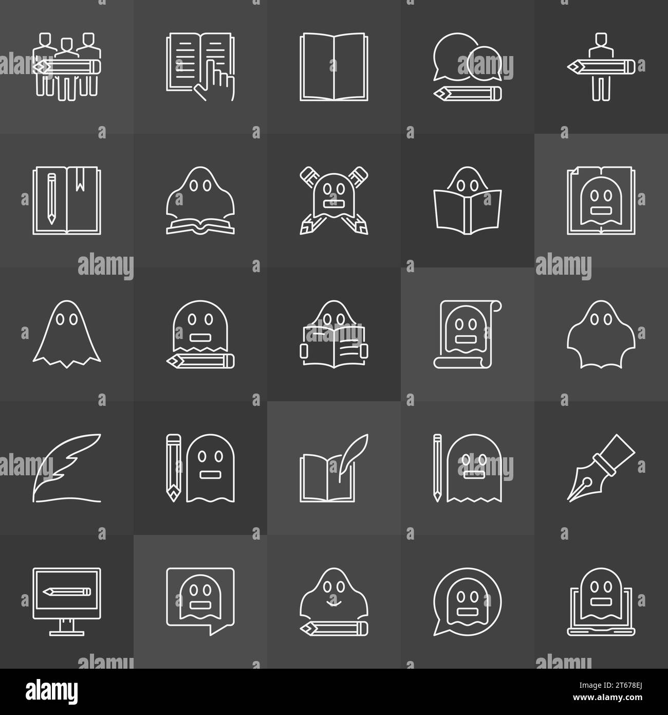 Minimal feather symbols hi-res stock photography and images - Alamy