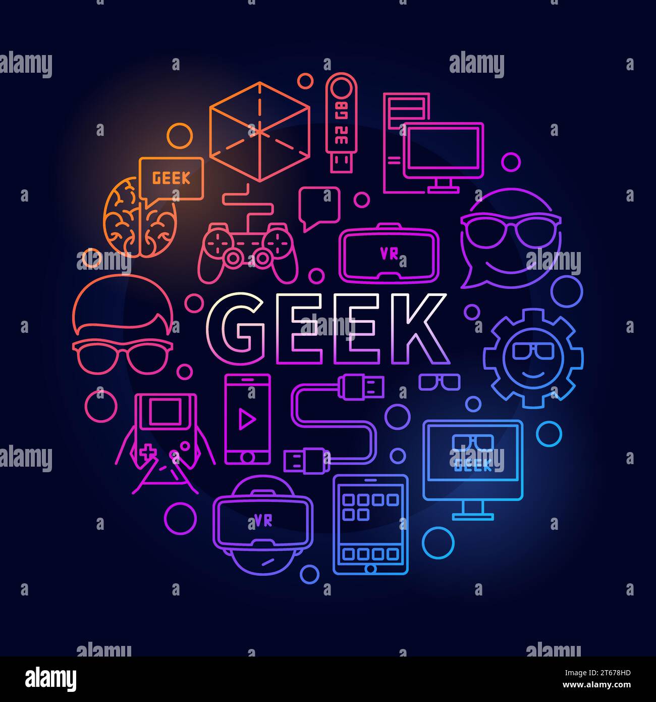 Enthusiast in his Stock Vector Images - Alamy