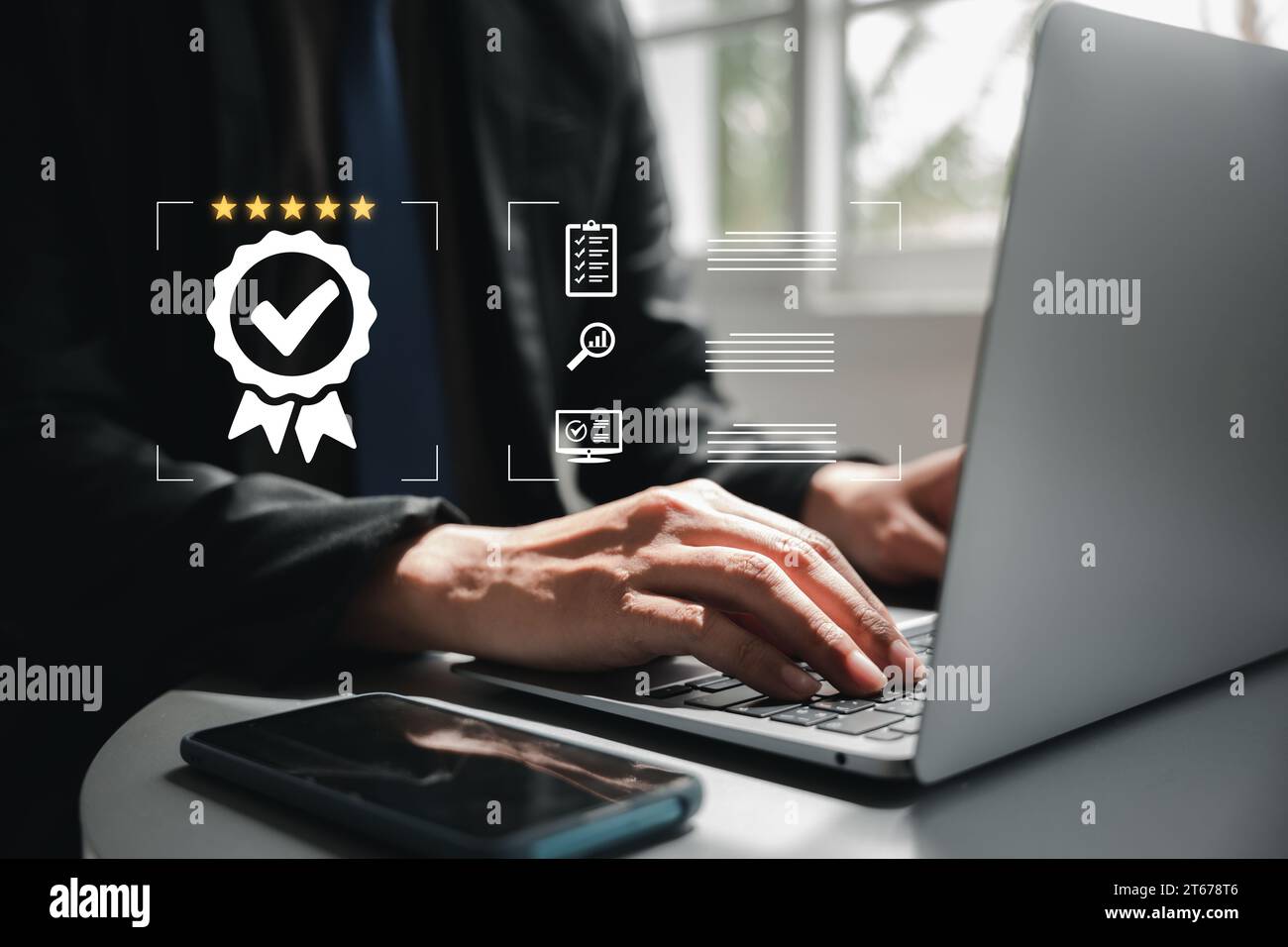 Certification and standards evaluation process Stock Photo - Alamy