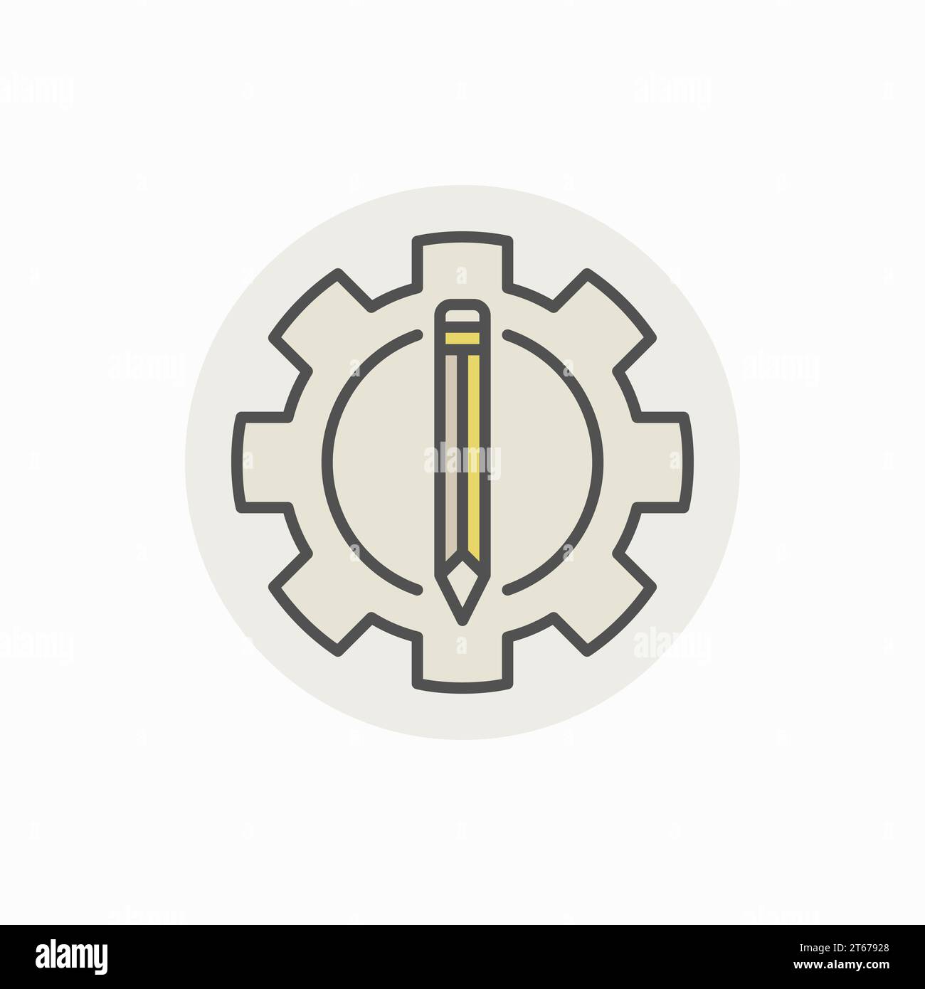 Writing gear Stock Vector Images - Alamy
