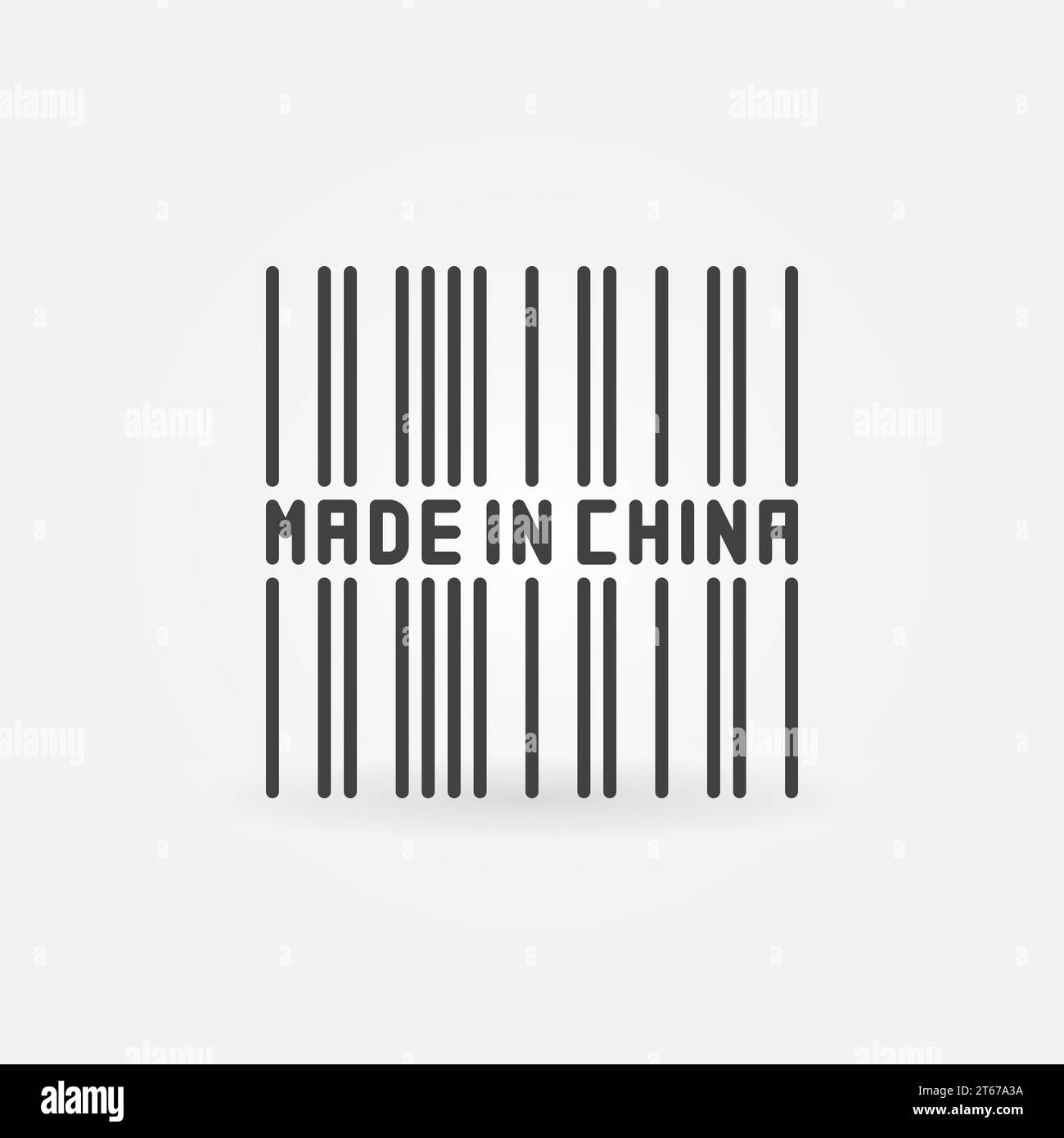 Made in china barcode business hi-res stock photography and images - Alamy