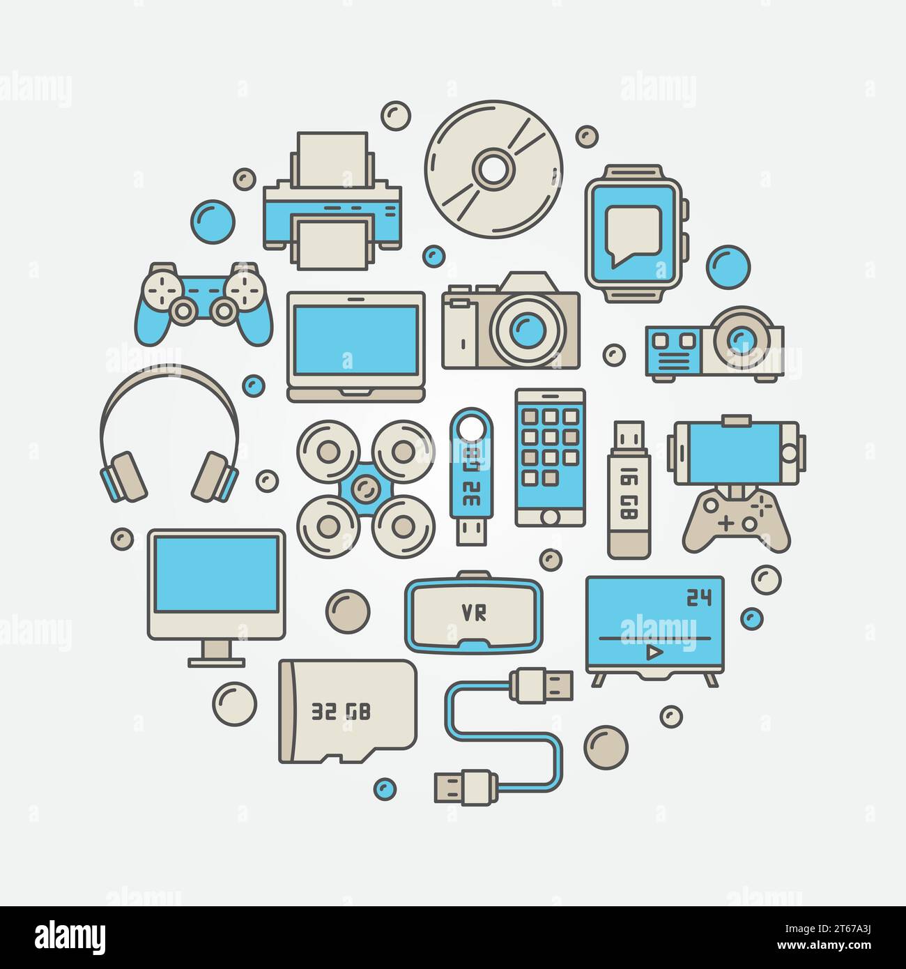 Watch display consumer Stock Vector Images - Alamy