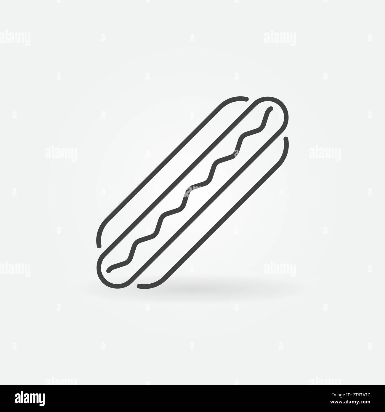 Hot dog symbol Stock Vector Images - Alamy