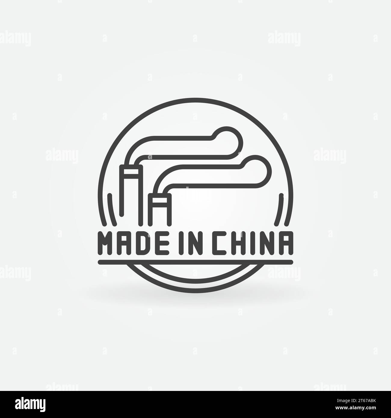Chinese smoking Stock Vector Images - Alamy
