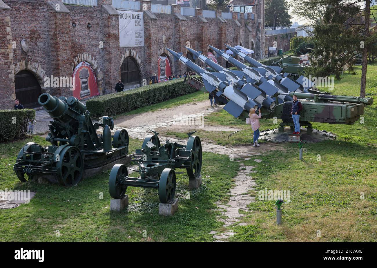 Belgrad, Serbia. 07th Nov, 2023. Old military technology, including S ...