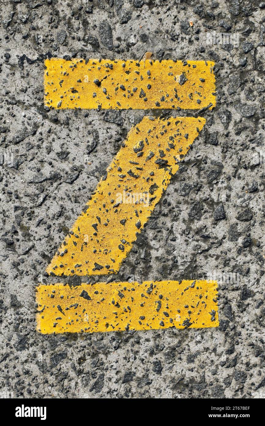 Zee alphabet hi-res stock photography and images - Alamy