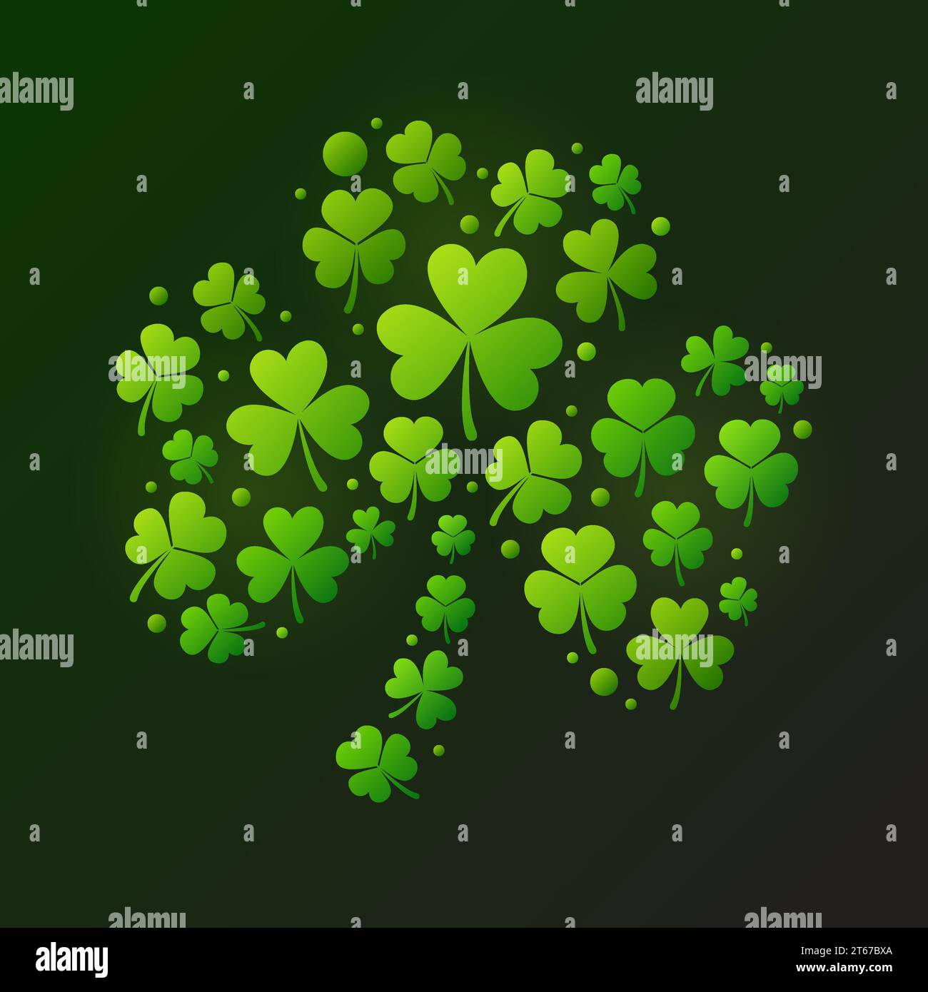 Flying shamrock Stock Vector Images - Alamy